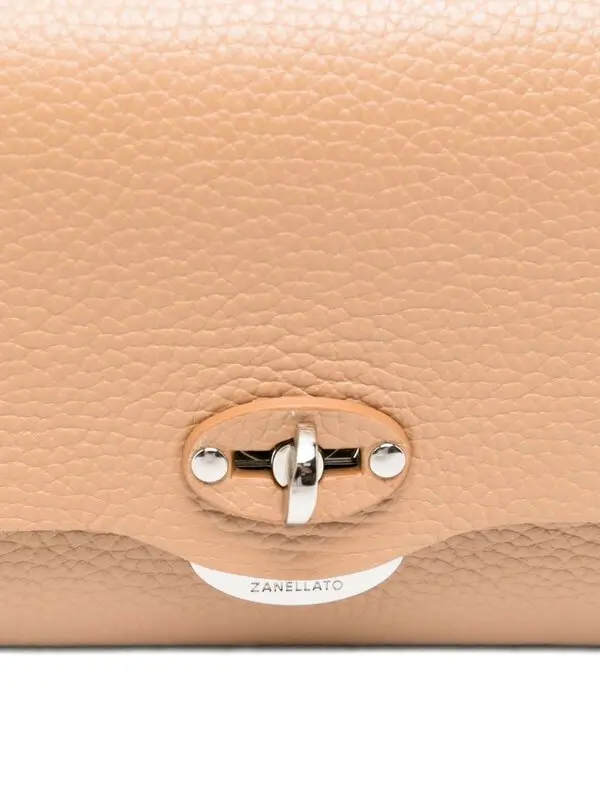 ZANELLATO Lettera Daily Leather Clutch - Brown