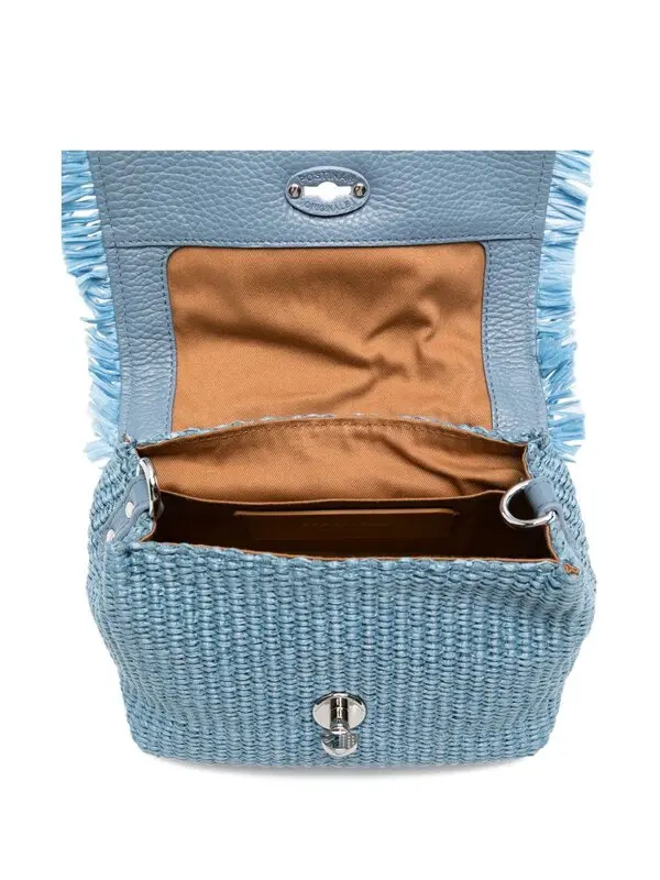 ZANELLATO Postina Vimini Baby Handbag - Blue