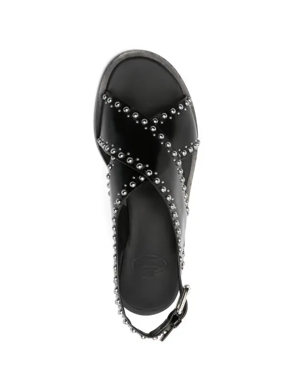Church's Oksana Leather Sandals - Black