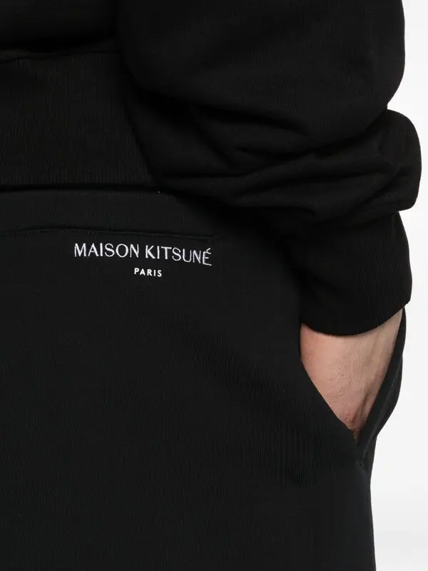 Maison Kitsuné Cotton Shorts - Black