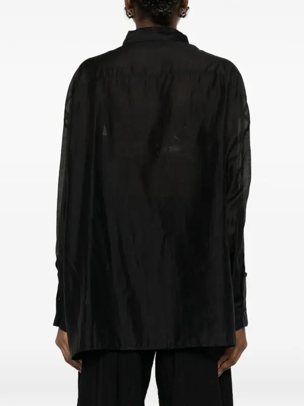THE LATEST Long-sleeve Shirt - Black