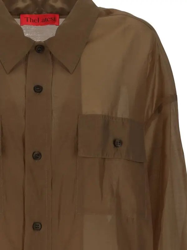 THE LATEST Long-sleeve Shirt - Brown