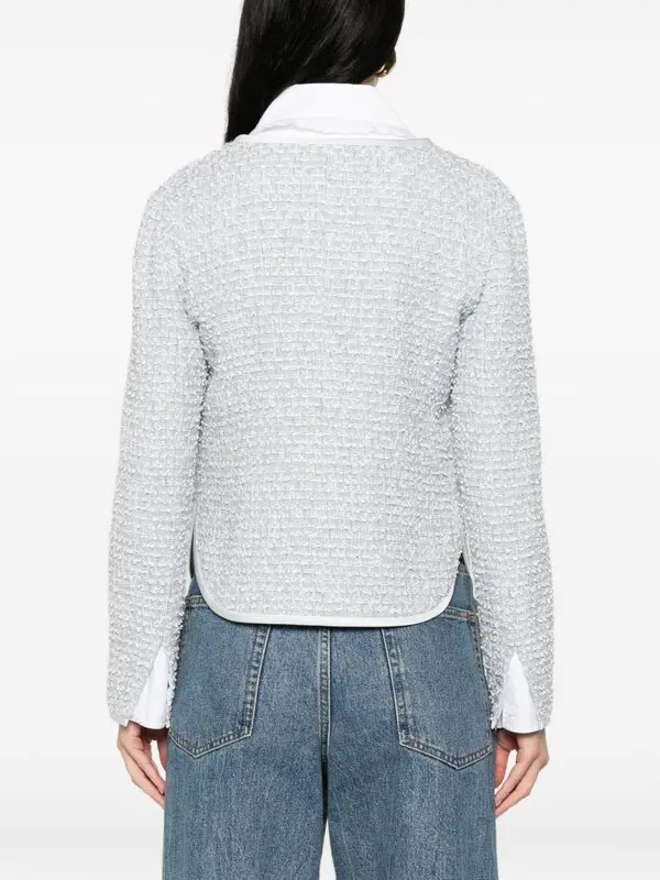 Emporio Armani Wool Blend Jacket - Grey