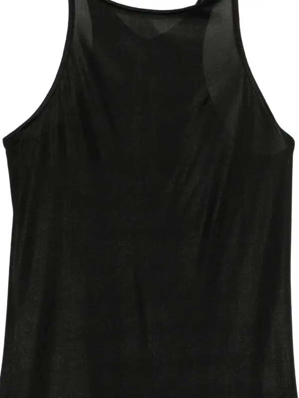 Rick Owens Racerback Tank Top With Tie Detail