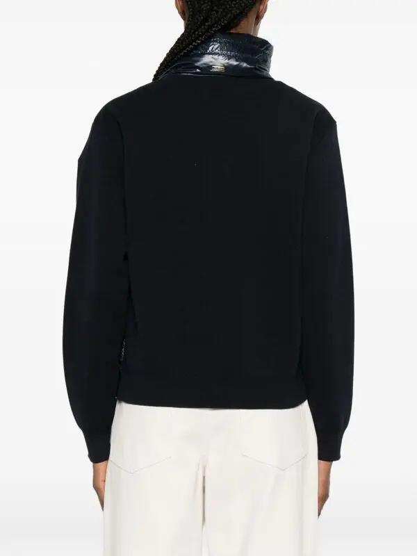 Herno Cotton And Nylon Down Jacket - Blue
