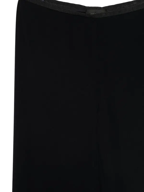 Emporio Armani Cady Straight-leg Trousers - Blue