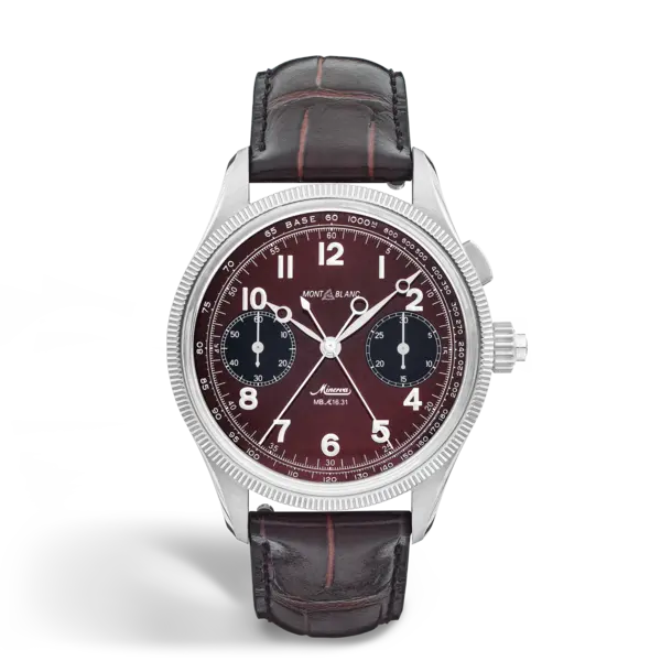 Montblanc 1858 Split Second Chronograph Limited Edition 100 Pieces - Burgundy