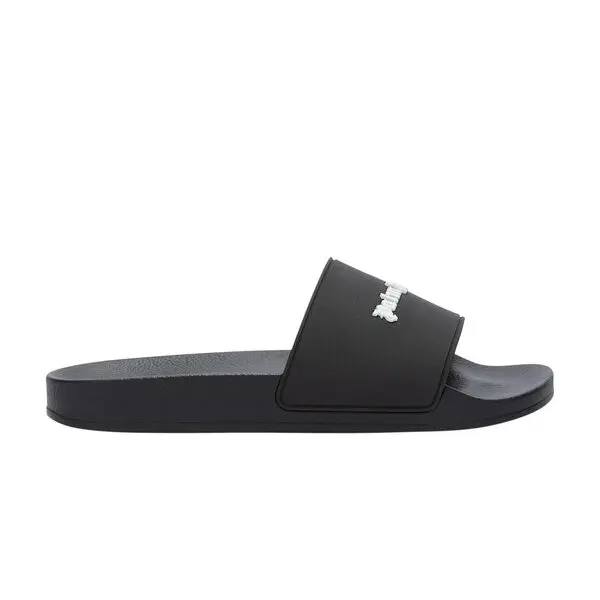 Palm Angels Classic Logo Pool Sliders - Black
