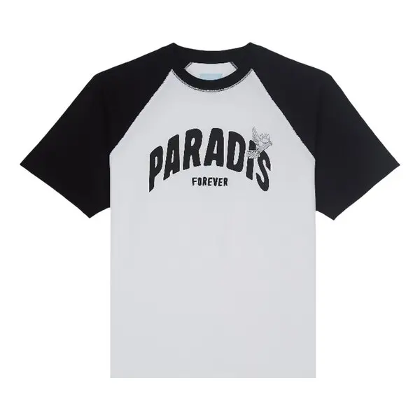 3.PARADIS Raglan T-shirt - White