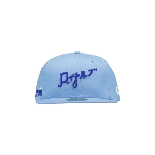 New Era X Hyperfly Katakana X Mlb Kansas City Royals Fitted Cap - Blue