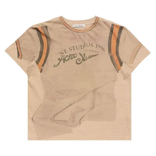 Acne Studios Eram Graphic T-shirt - Tan