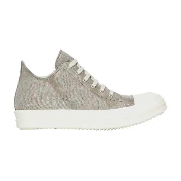 Rick Owens Scarpe Denim Low - Grey