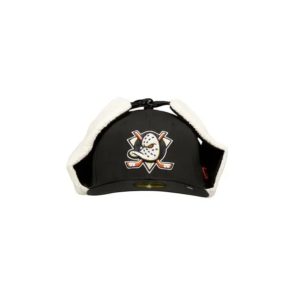 New Era Anaheim Ducks Trapper Fitted Hat - Black