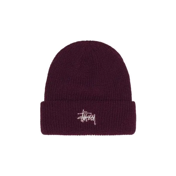StÜssy Basic Cuff Beanie - Red