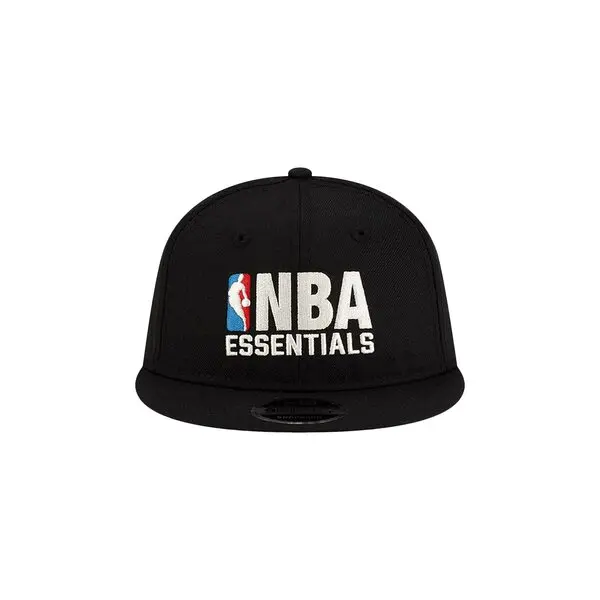 New Era X Fear Of God X Nba Logo Snapback - Black