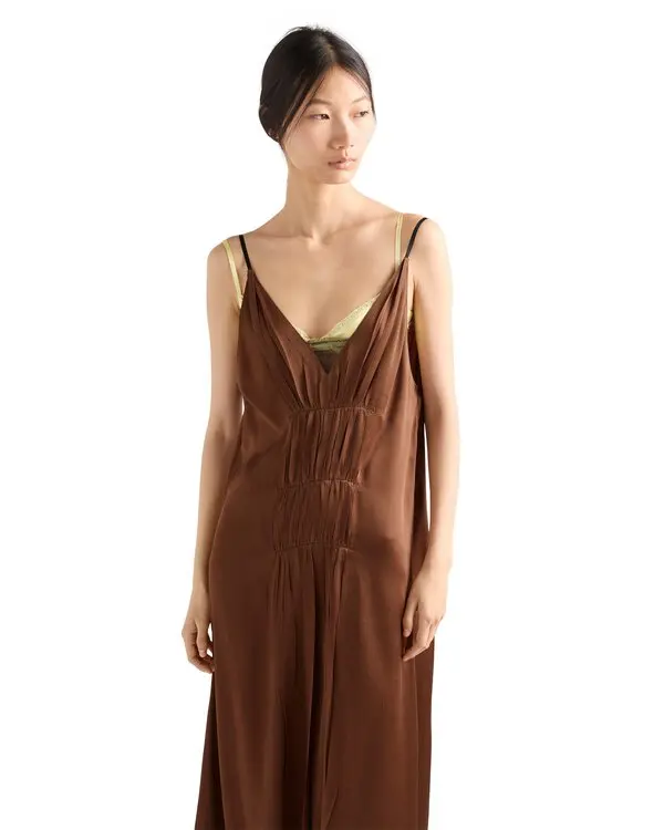 Prada Satin Crepe Dress