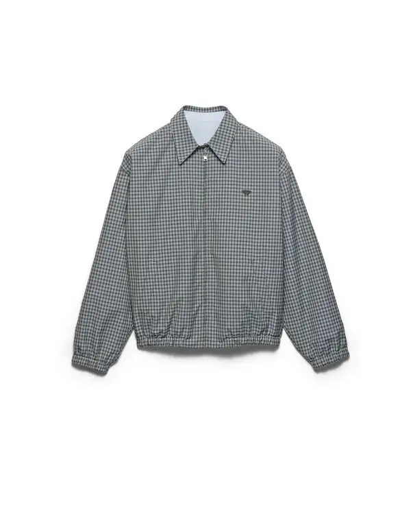 Prada Checked Poplin Jacket