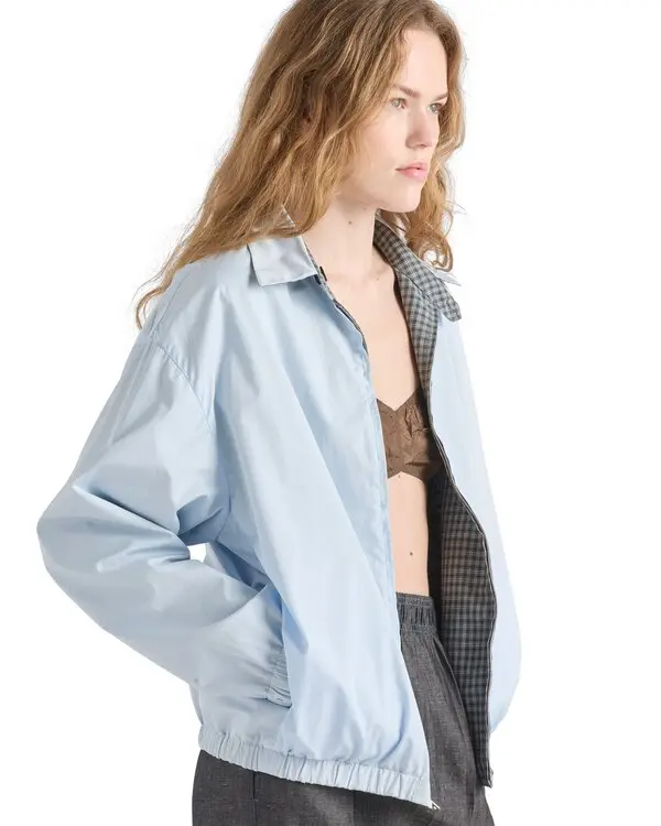 Prada Checked Poplin Jacket