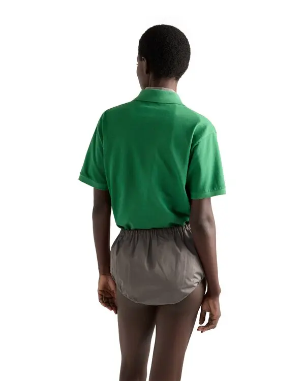 Prada Piqué Polo Shirt - Green