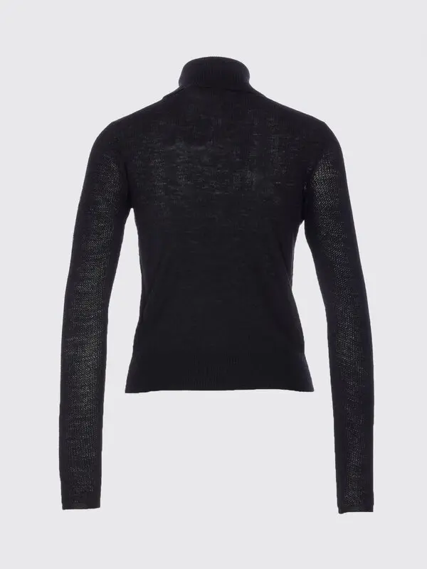 Burberry Ribbed Knit Sweater With Equestrian Knight Detail