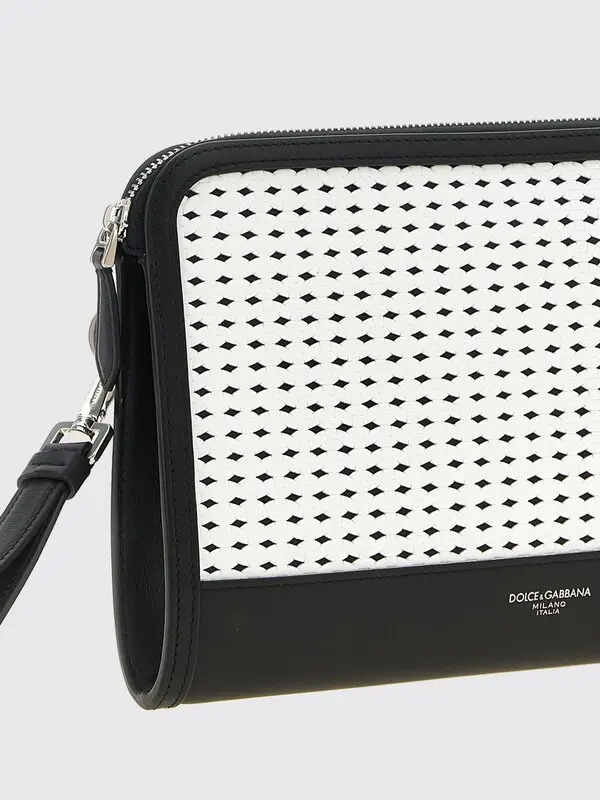 Dolce & Gabbana Woven Leather Briefcase