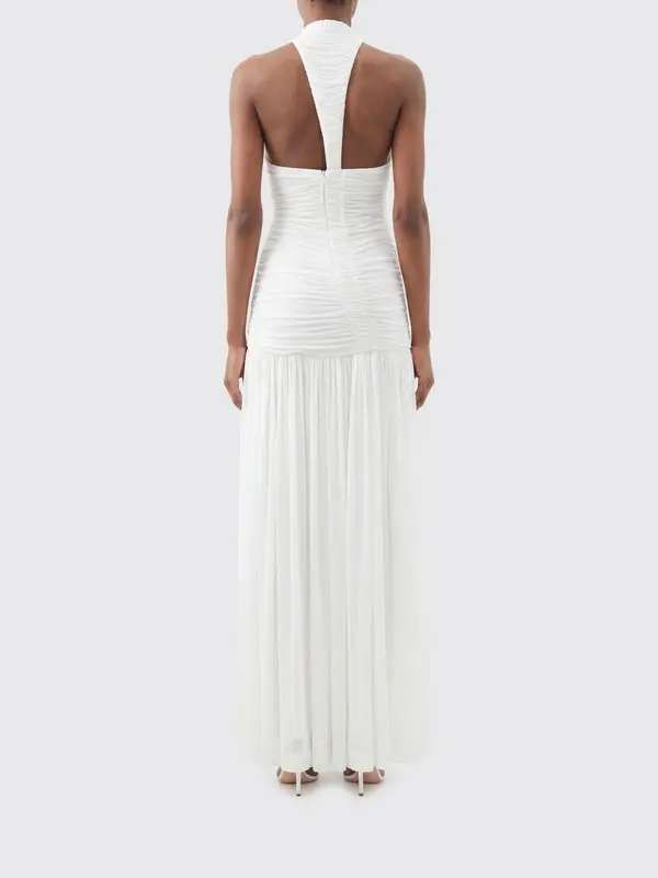 Christopher Esber Draped Halterneck Maxi Dress - White