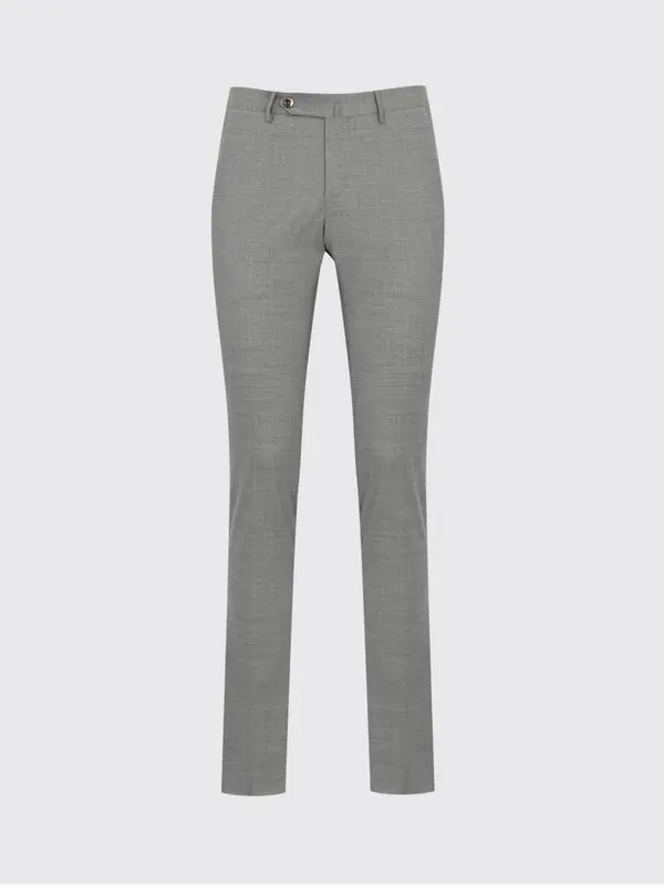 PT TORINO Wool Blend Tailored Trousers - Grey