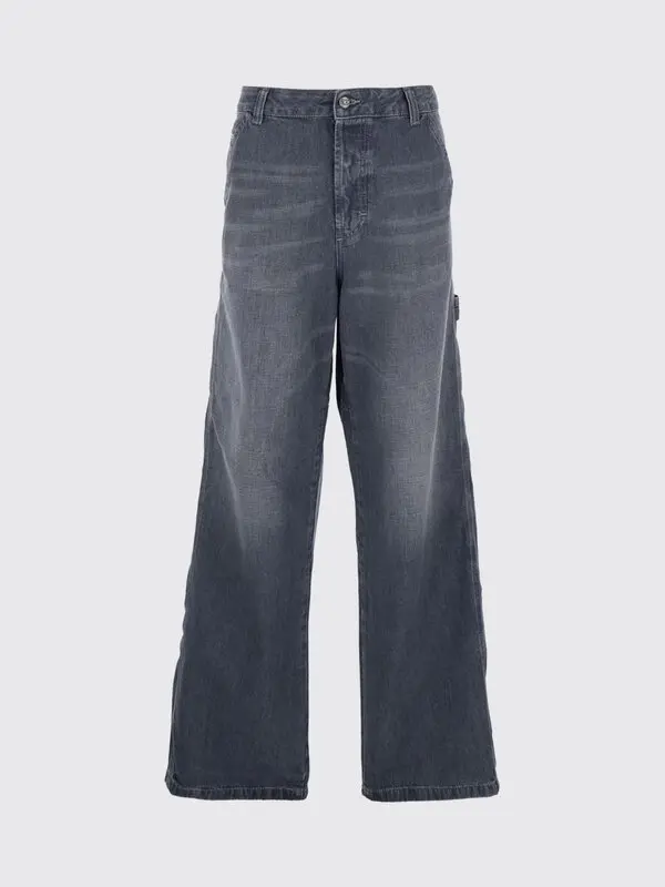 DIESEL® D-livery Wide-leg 5-pocket Jeans In Denim With Mid-rise Waist