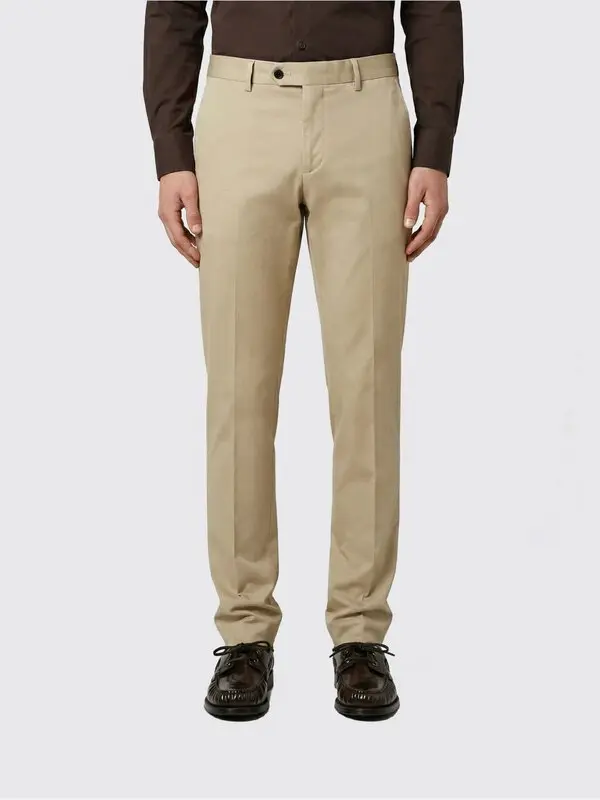 PT TORINO Stretch Cotton Chino Trousers - Beige