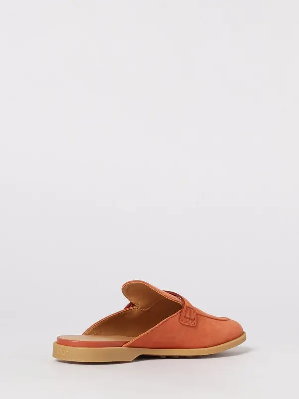 TOD'S Suede Calfskin Mules - Brown