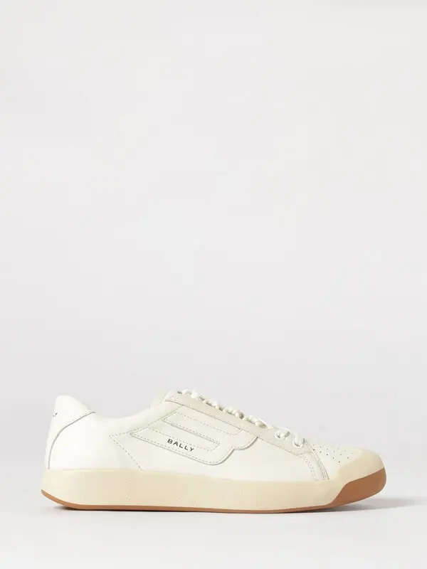 Bally Smooth Calfskin Leather Low Top Sneakers - White