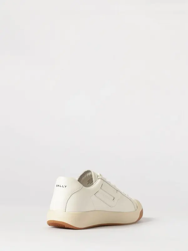 Bally Smooth Calfskin Leather Low Top Sneakers - White