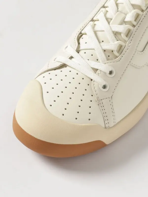Bally Smooth Calfskin Leather Low Top Sneakers - White
