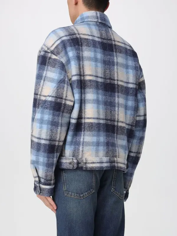 Isabel Marant Étoile Forest Check Wool Blend Bomber Jacket