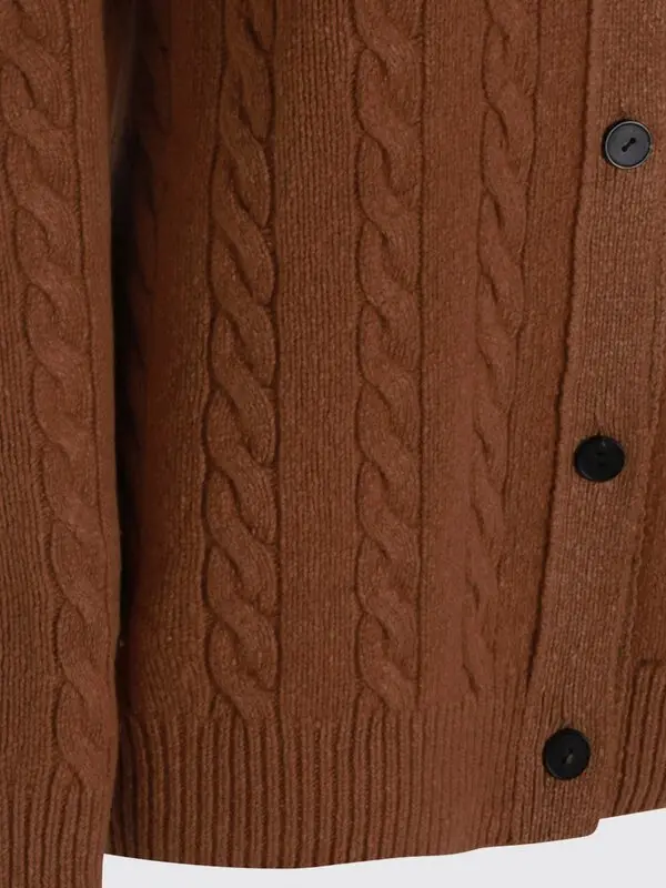 THE ROW Cable Knit Button-front Sweater