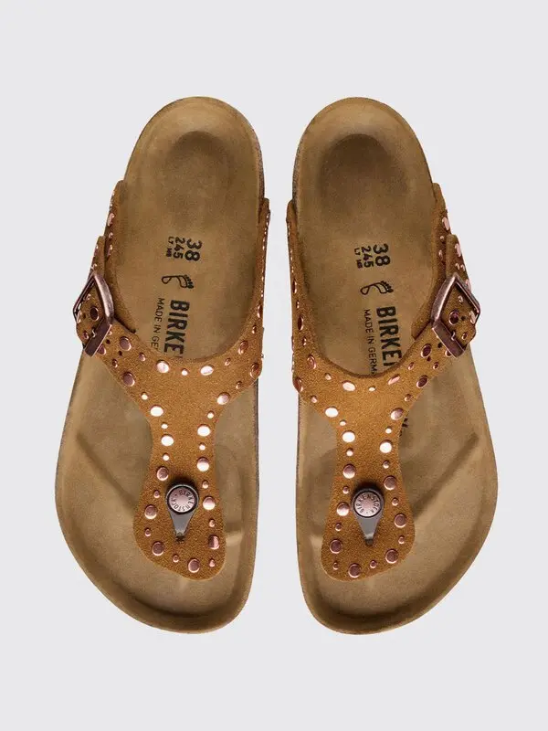 BIRKENSTOCK Embellished Heeled Sandal - Brown