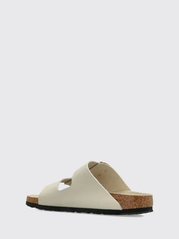 BIRKENSTOCK Arizona Big Buckle Leather Sandals - Nude