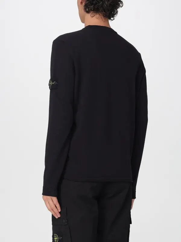Stone Island Cotton Crew Neck Pullover - Blue