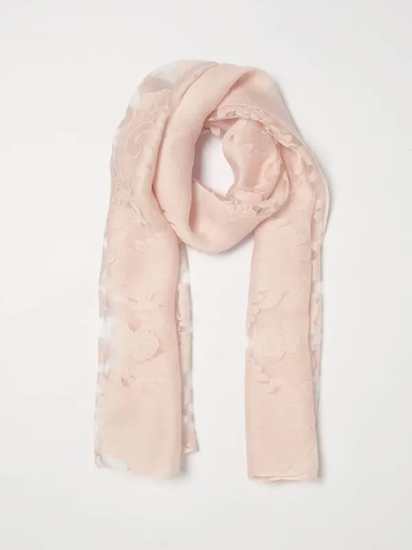 TWINSET Inlaid Lace Stole - Pink