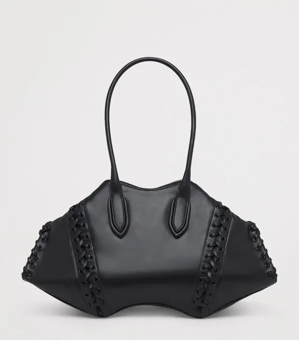 Alexander McQueen Leather Manta Top-handle Bag