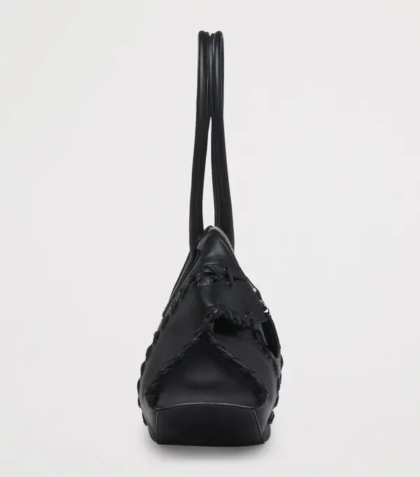 Alexander McQueen Leather Manta Top-handle Bag