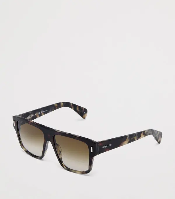 Alexander McQueen Acetate Square Sunglasses