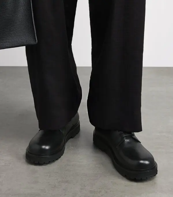 Studio Nicholson Leather Jackson Derby Shoes