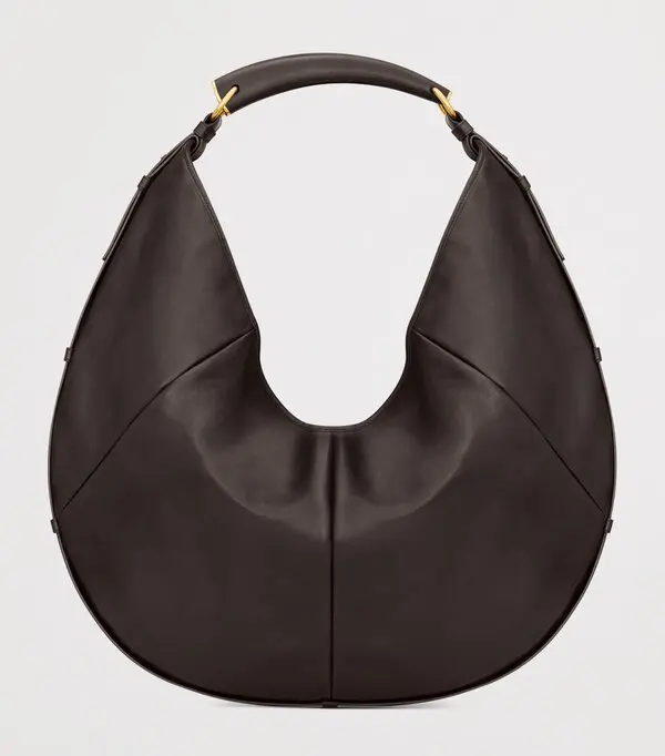 Saint Laurent Large Mombasa Shoulder Bag - Brown