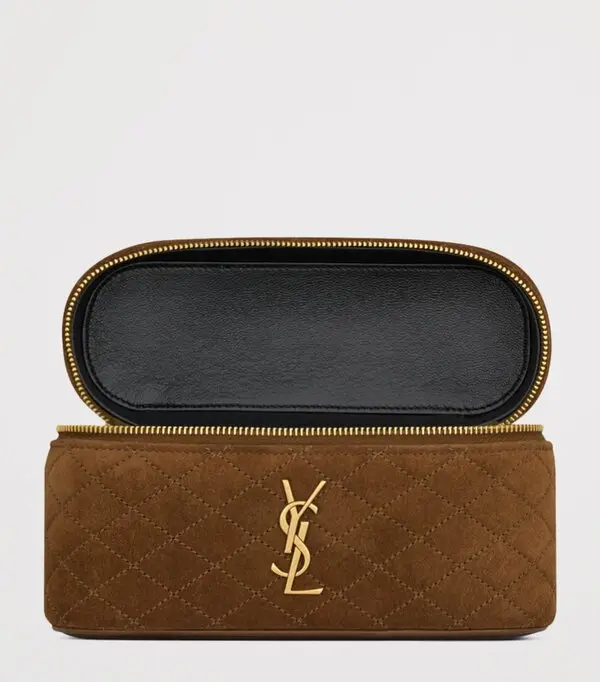 Saint Laurent Gaby Vanity Bag - Brown