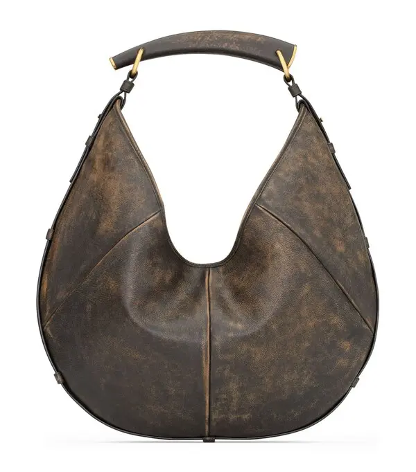 Saint Laurent Medium Mombasa Shoulder Bag - Brown