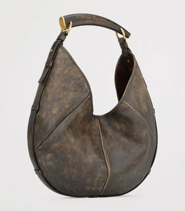 Saint Laurent Medium Mombasa Shoulder Bag - Brown