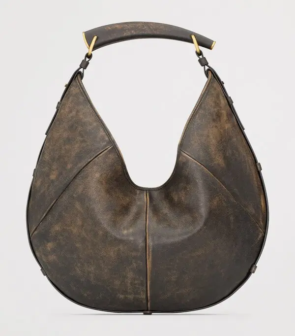 Saint Laurent Medium Mombasa Shoulder Bag - Brown