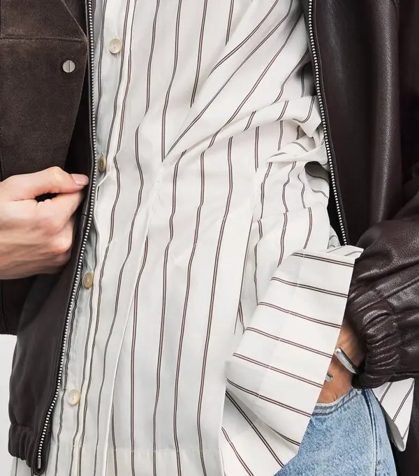 Palmer//harding Cotton Stripe Vessel Shirt