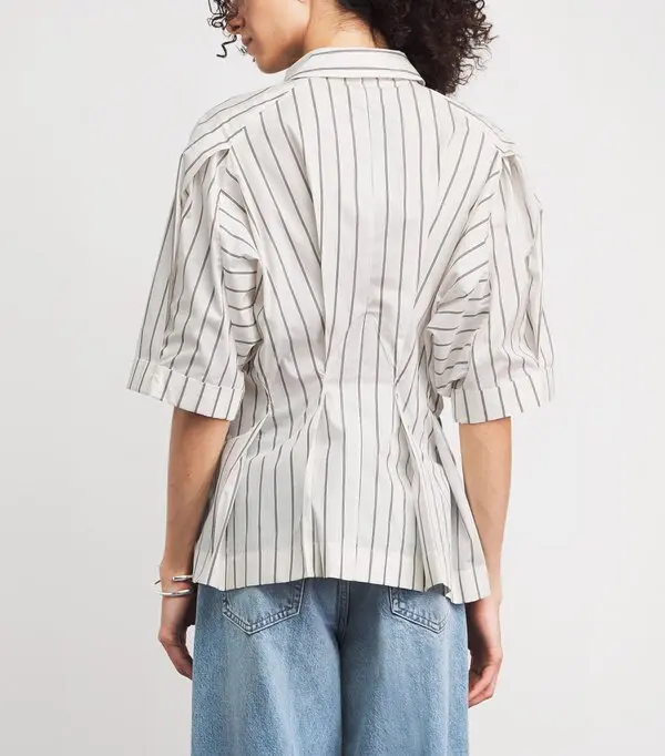 Palmer//harding Cotton Stripe Vessel Shirt